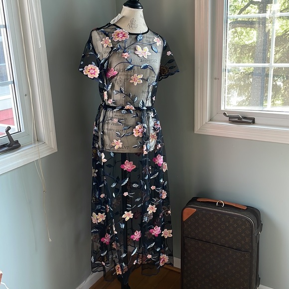 LuLaRoe | Dresses | Lularoe Maxi Deanne Layering Dress Nwt | Poshmark
